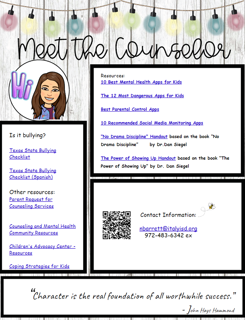 Counselor Corner | Stafford Elementary School