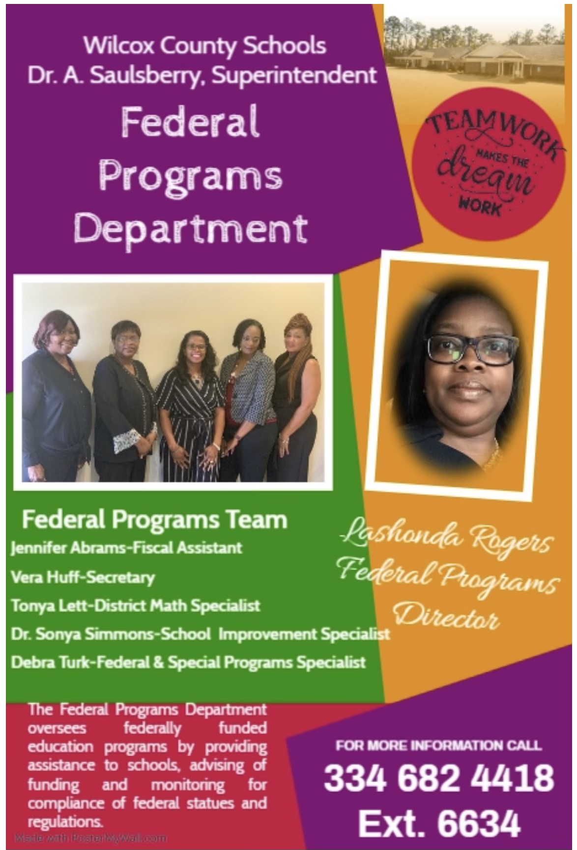 Federal Programs Wilcox County School System Federal Programs Wilcox County School System