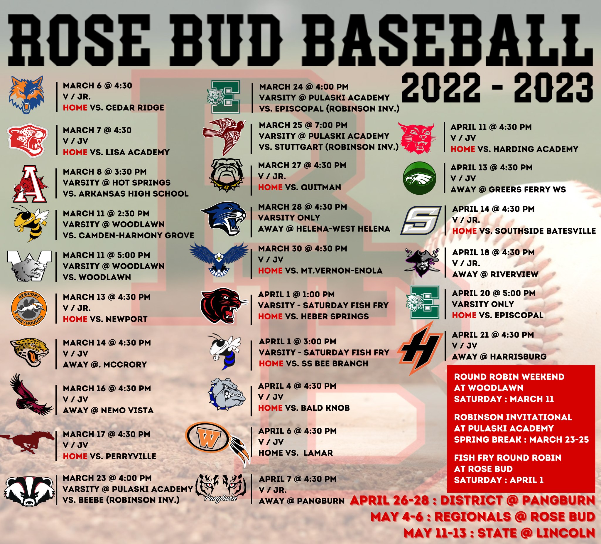 ATHLETICS | Rose Bud School District