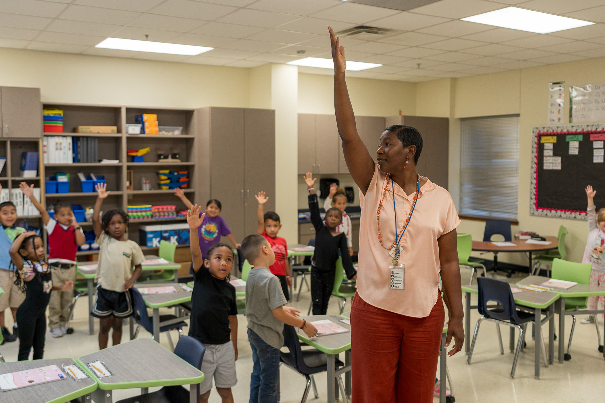 Elementary School Students Classroom