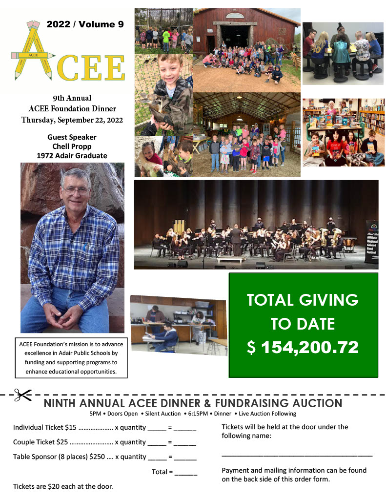 ACEE Foundation | Adair Public Schools