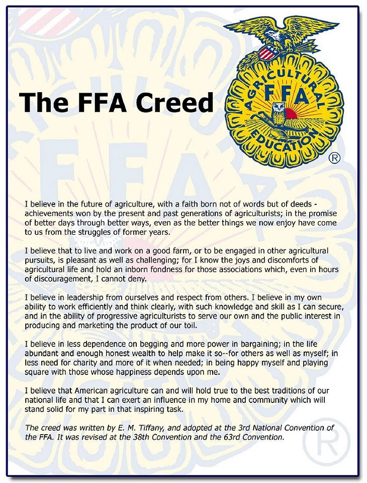 The FFA Creed | Stafford USD 349