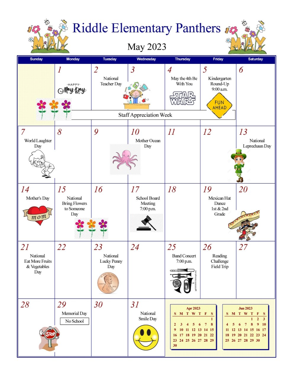 School Calendar | Riddle School District