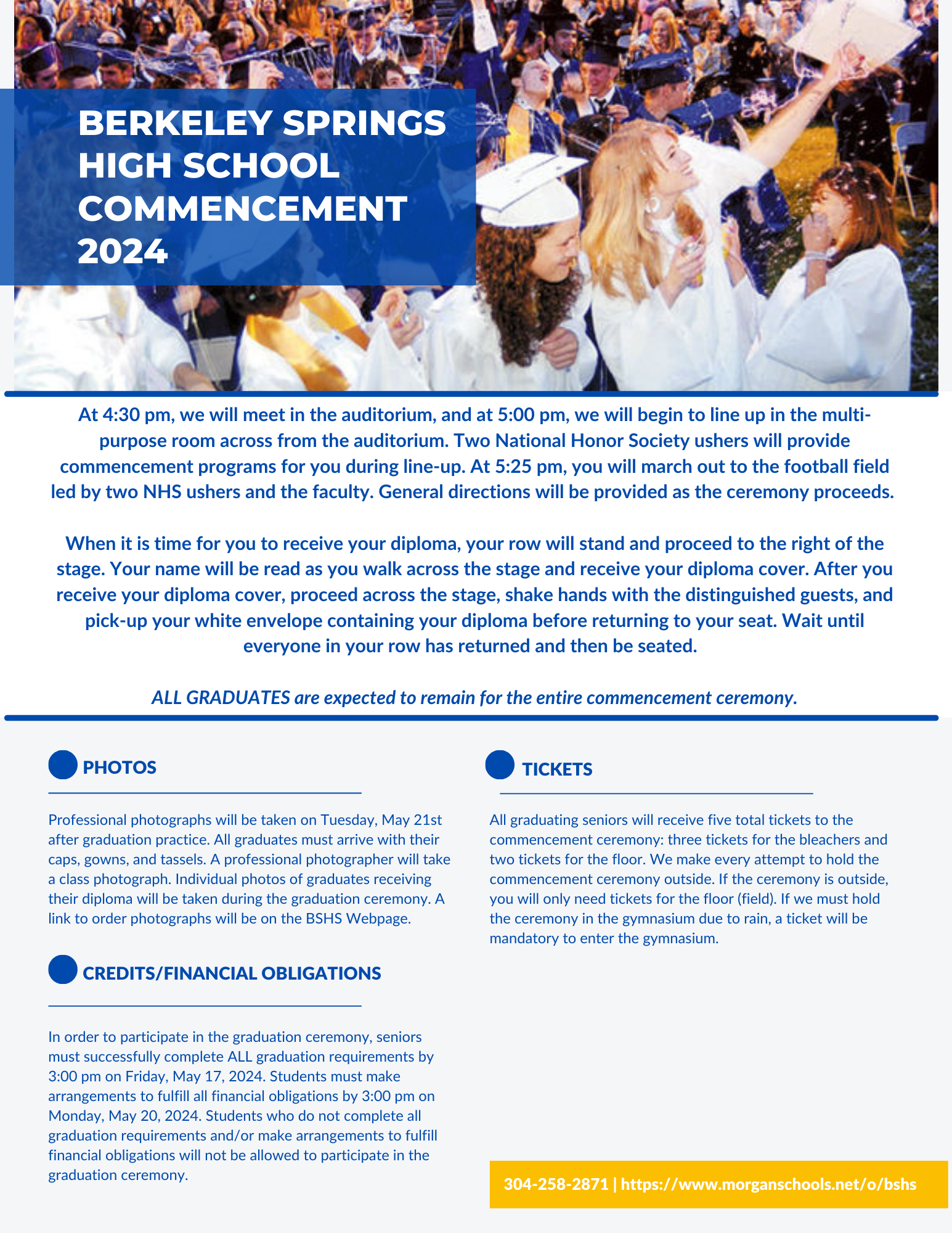 Graduation Ceremony | Berkeley Springs High School