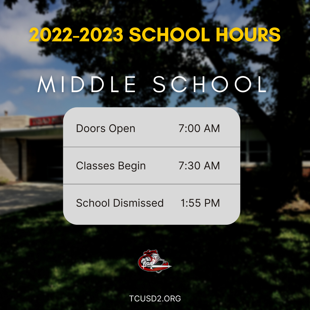 School Hours | Triad Middle School