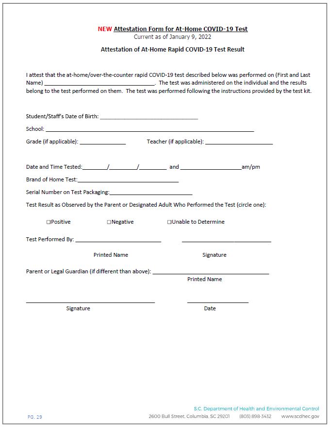 SDPC Student COVID Reporting Form. | R.C. Edwards Middle School