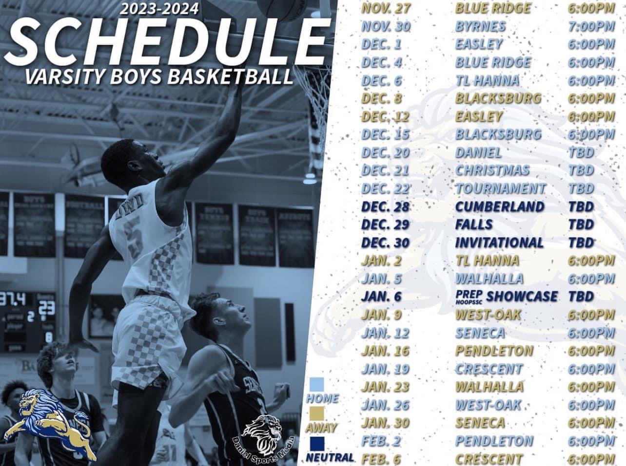 Boys Basketball | D.W. Daniel High School