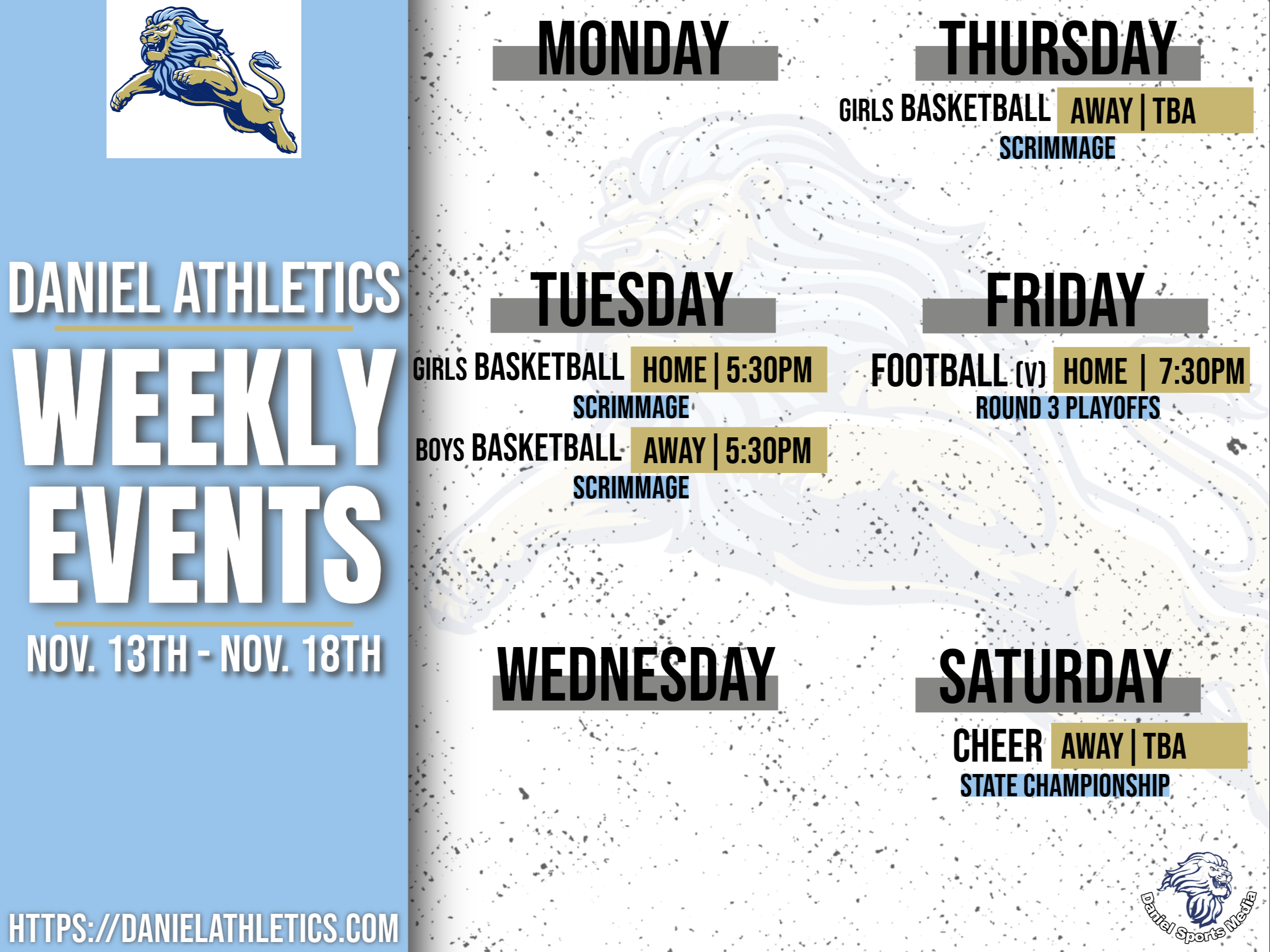 Athletics | D.W. Daniel High School
