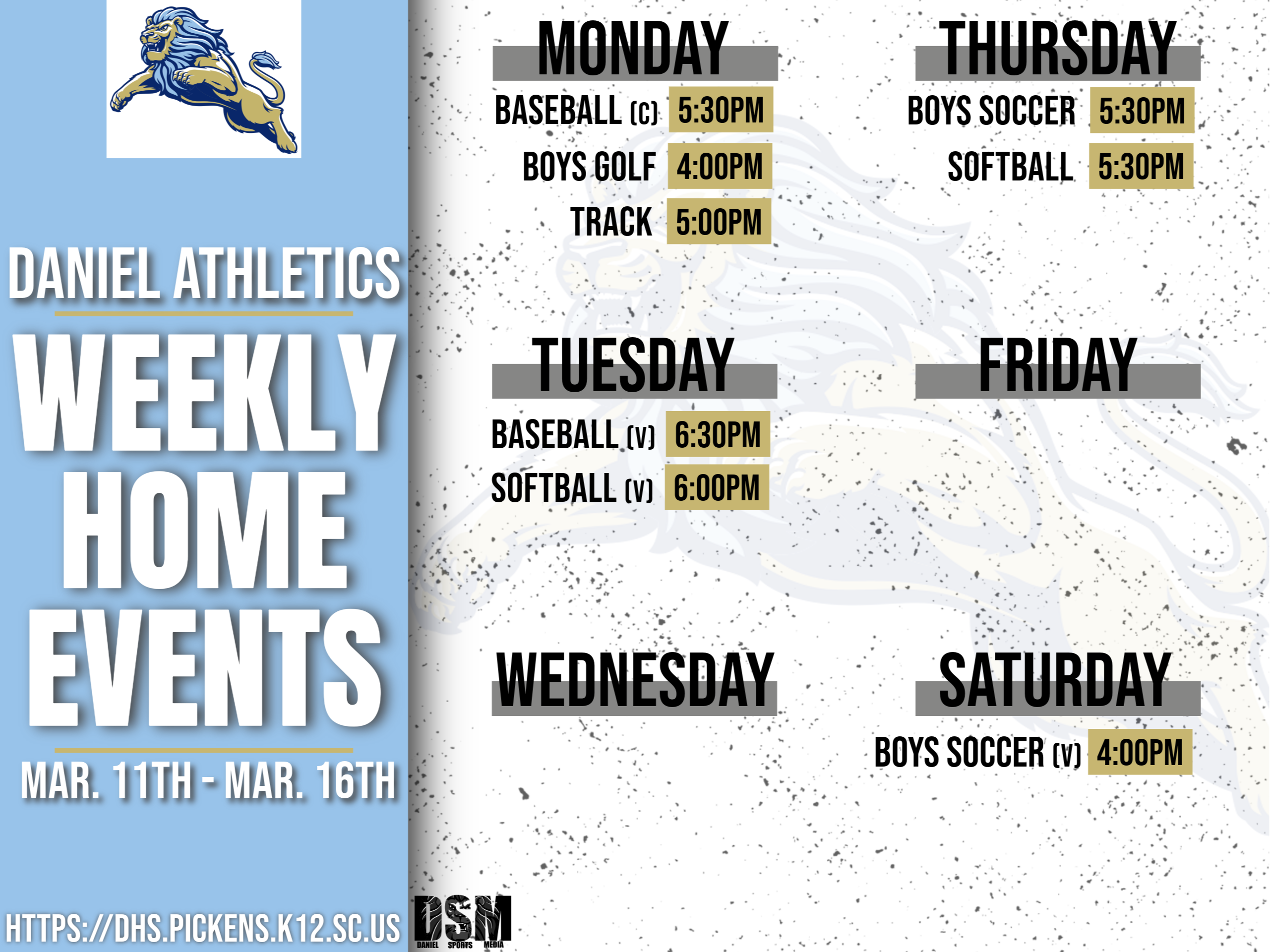 Athletics | D.W. Daniel High School