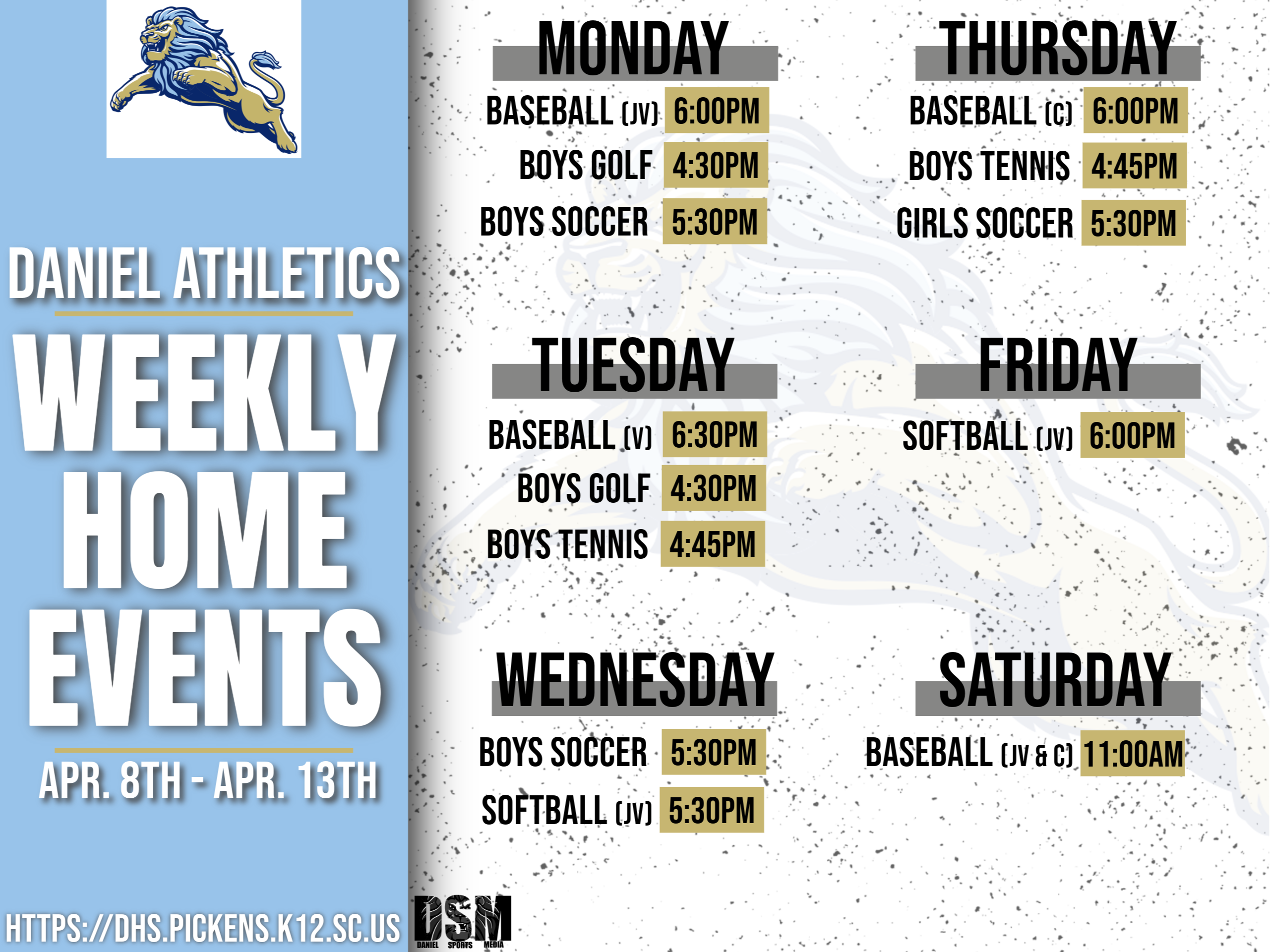 Athletics | D.W. Daniel High School