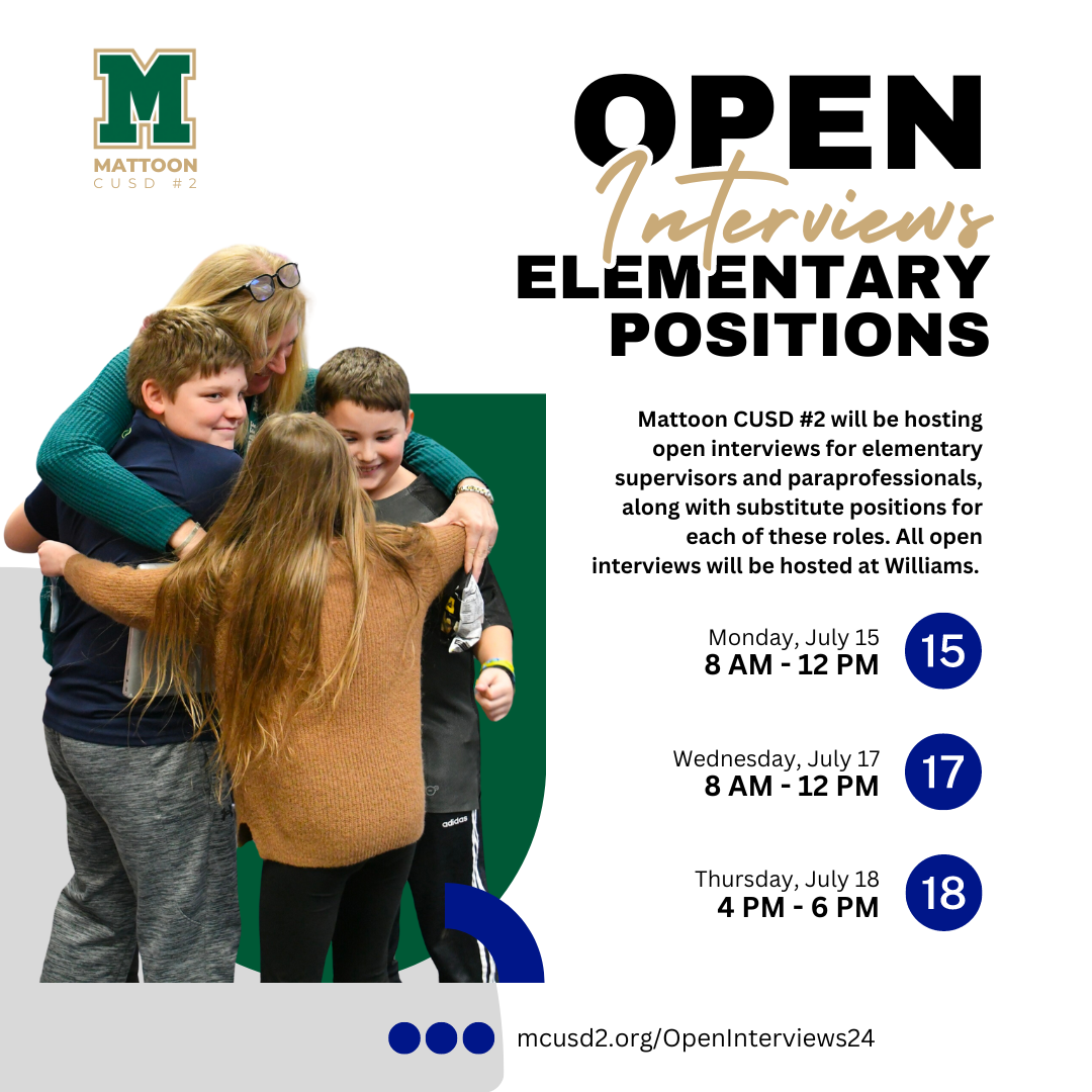 Elementary Open Interviews | Mattoon Community Unit School District 2