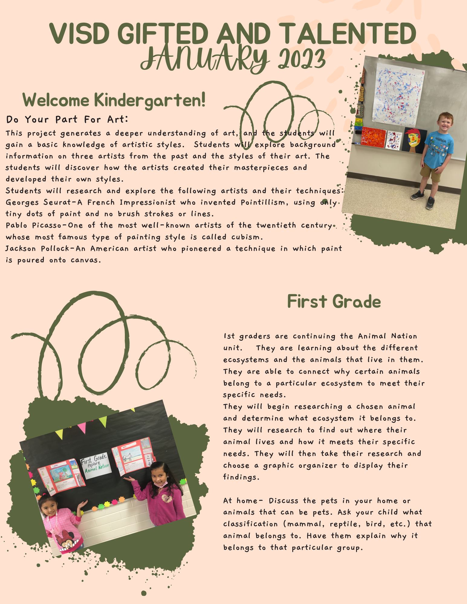 Gifted & Talented Newsletters | Victoria Independent School District