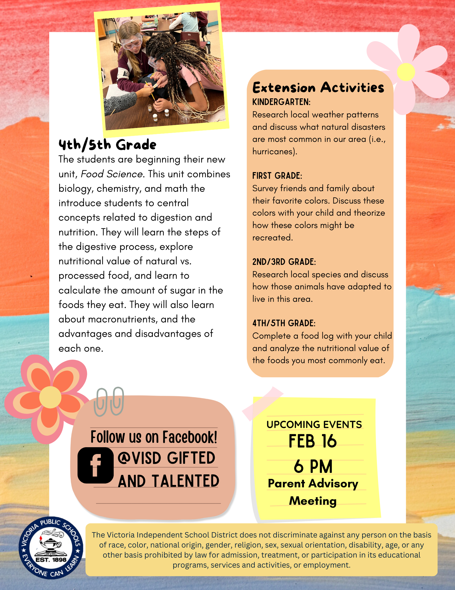 Gifted & Talented Newsletters | Victoria Independent School District