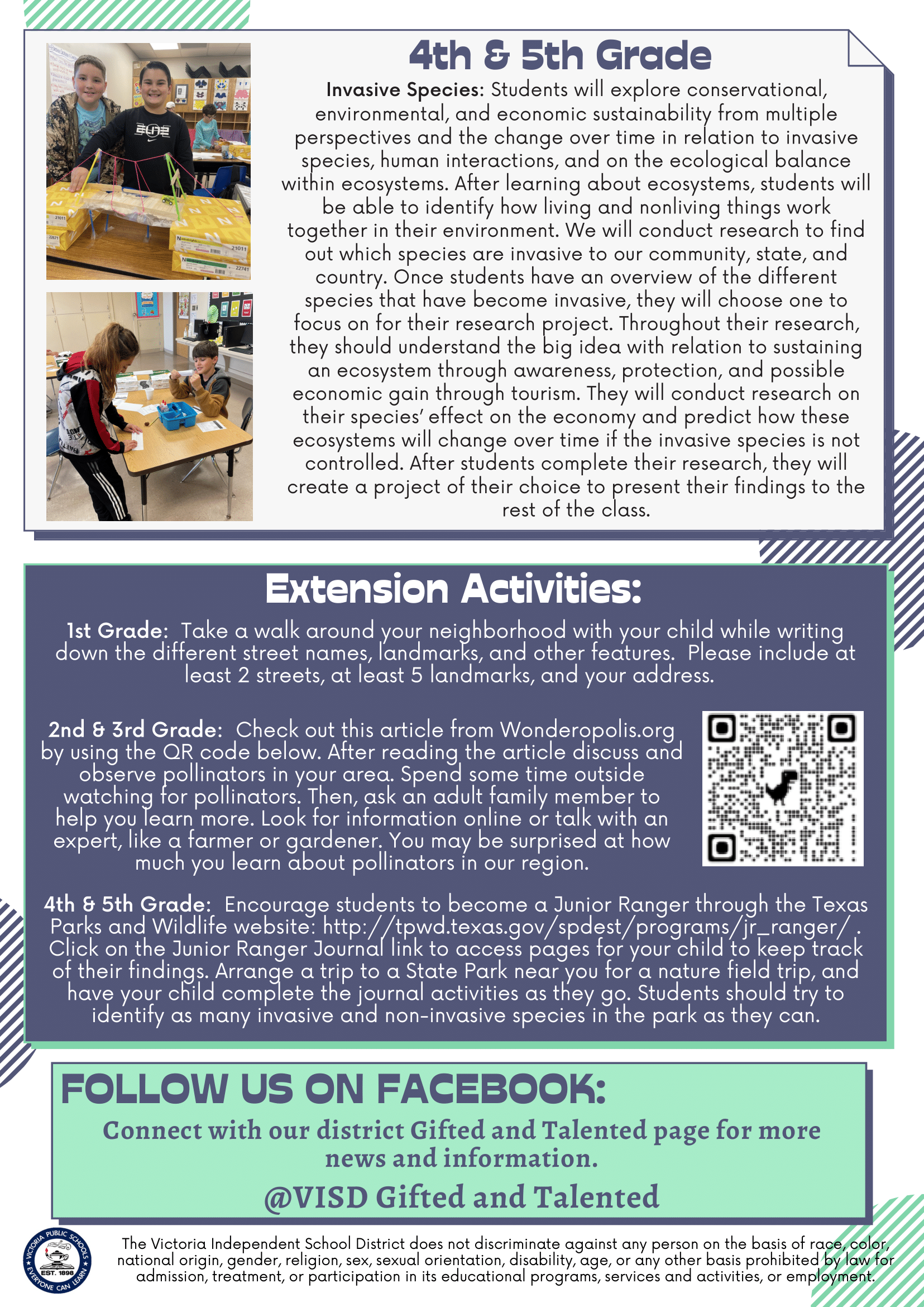 Gifted & Talented Newsletters | Victoria Public Schools