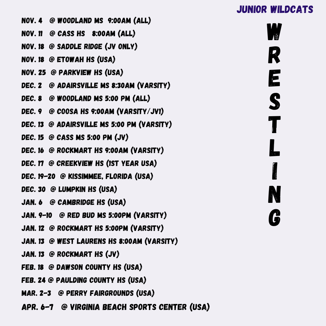 Wrestling | Woodland Middle School