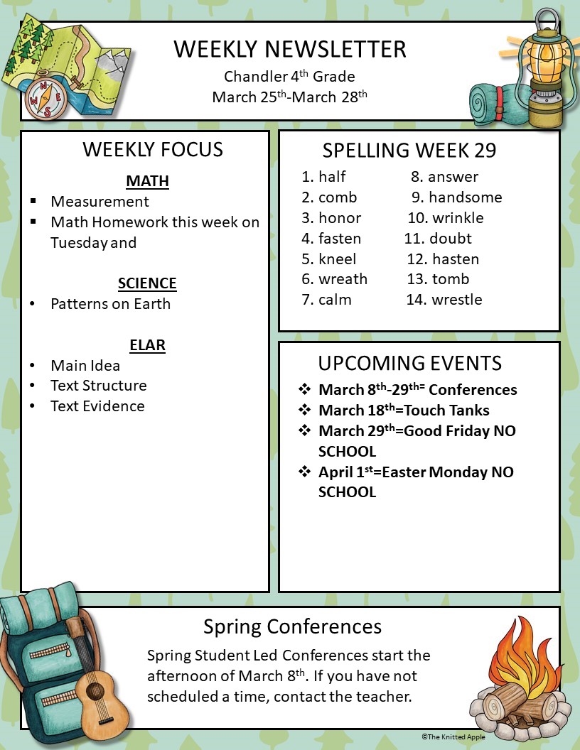 Fourth Grade | Chandler Elementary School