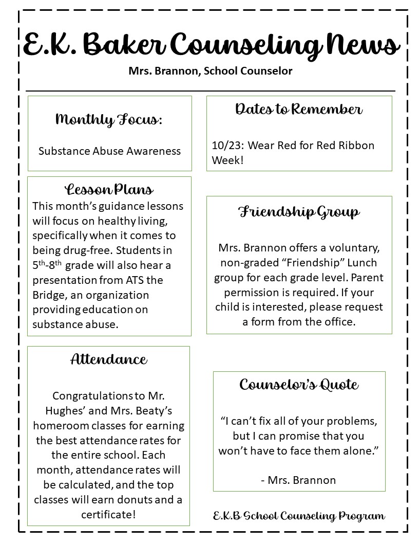 School Counseling | E.K. Baker Elementary