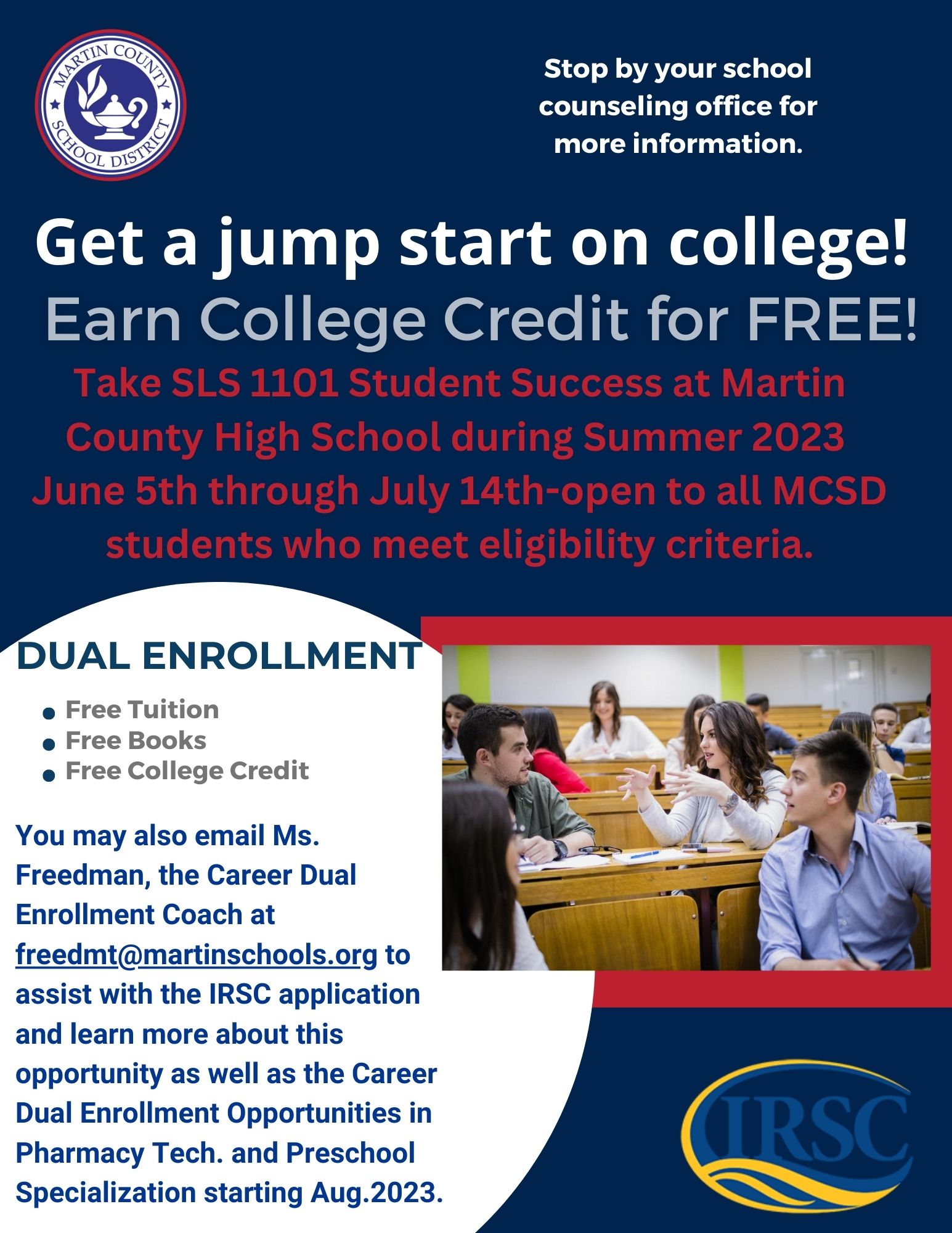 Dual Enrollment | MARTIN COUNTY SCHOOL DISTRICT