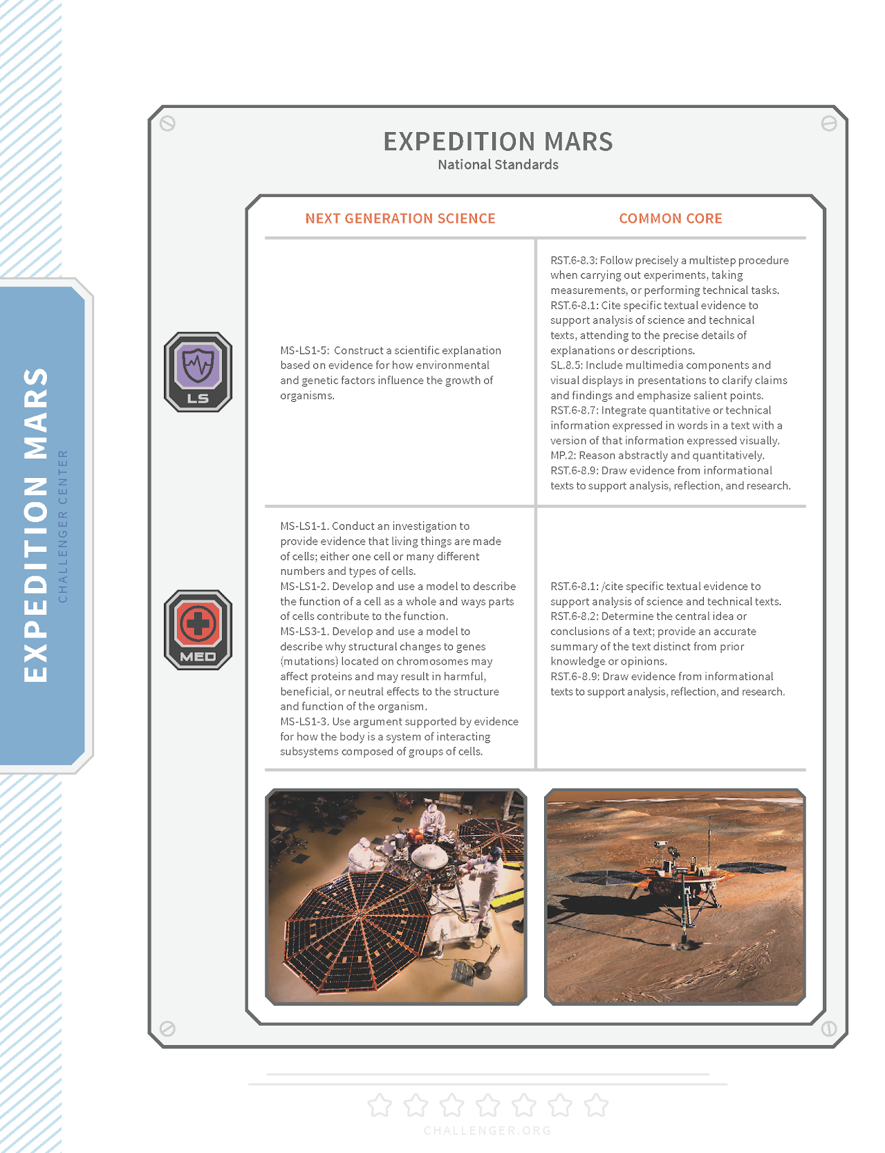 Expedition Mars | Las Cruces Public Schools