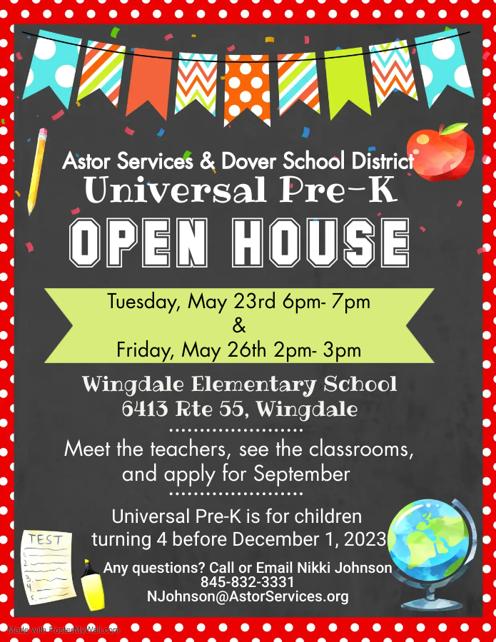 Universal Pre-Kindergarten | Dover Union Free School District