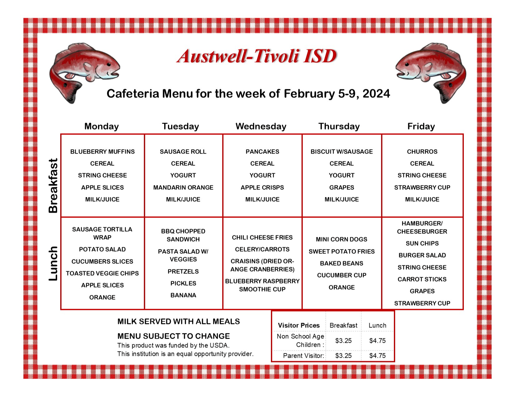 School Nutrition | Austwell-Tivoli ISD