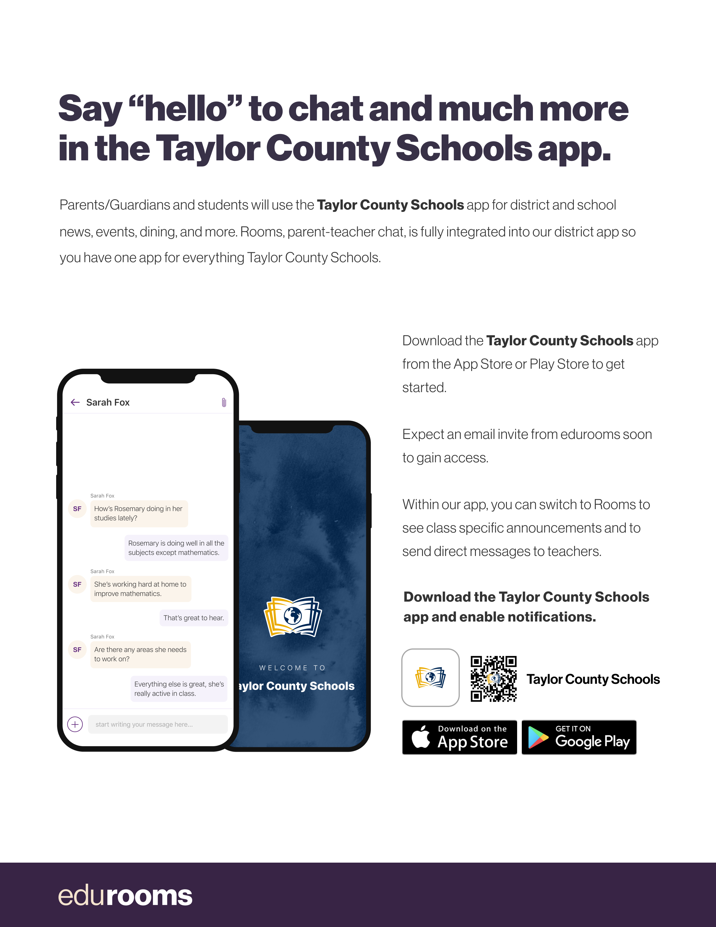 Rooms Support Page | Taylor County Schools