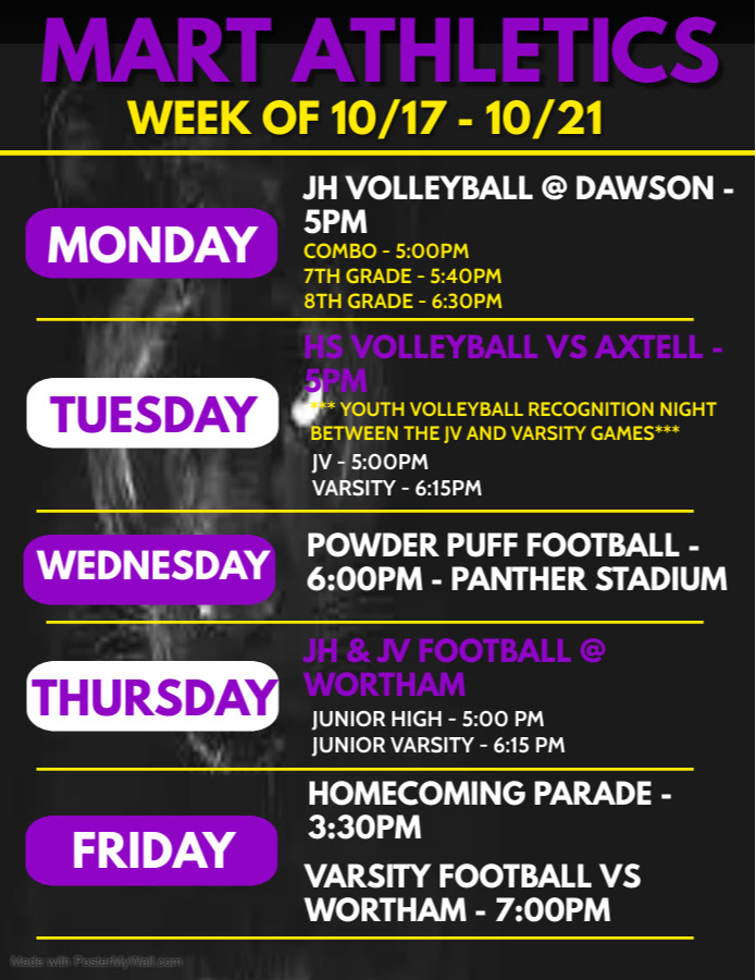 High School Page | Mart ISD