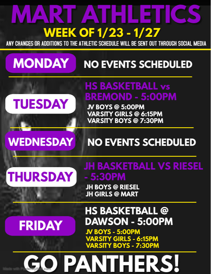 High School Page | Mart ISD