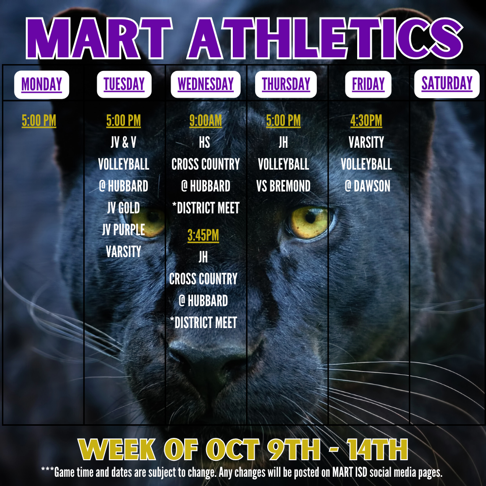 High School Page | Mart ISD
