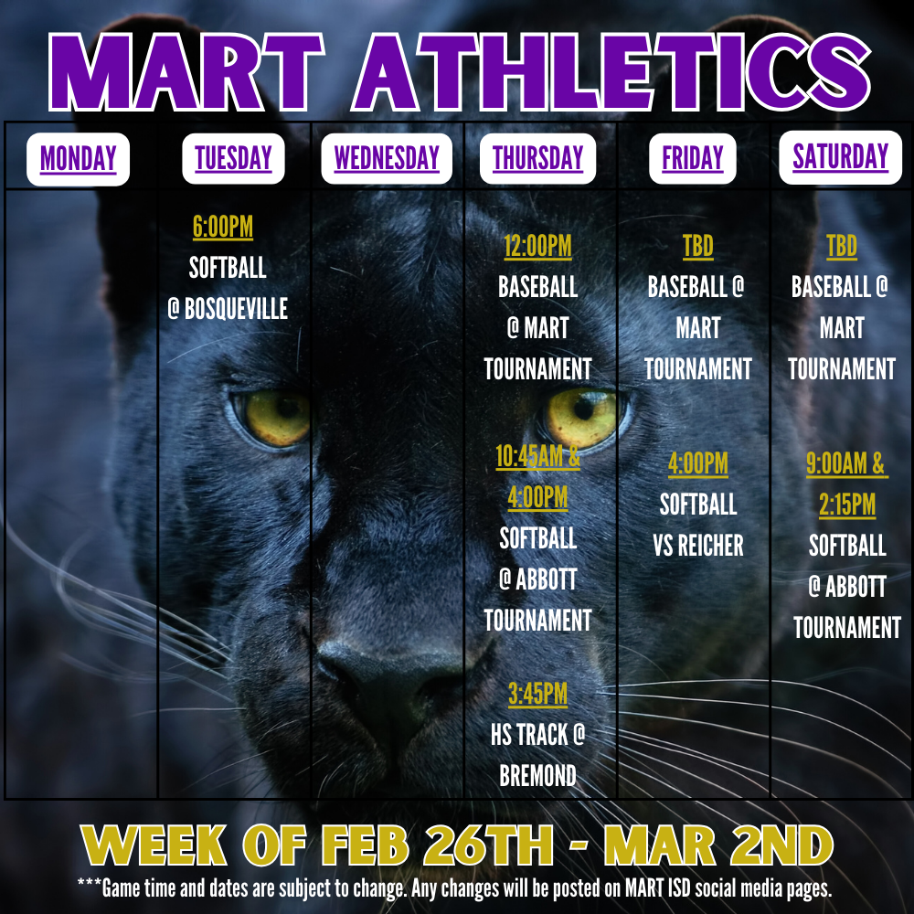 High School Page | Mart ISD