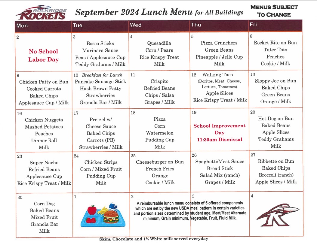Food Services | Rockridge School District