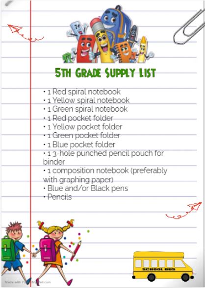 5th Grade | Mendoza Elementary