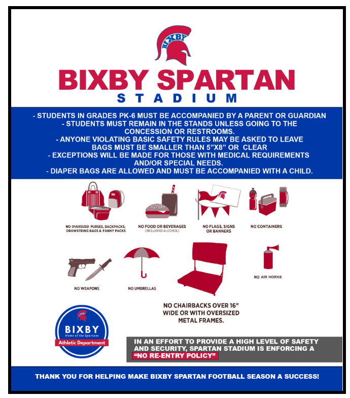 Stadium Procedures & Expectations | Athletics