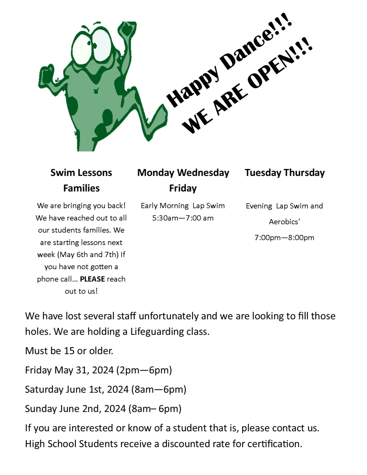 Aquatics | Marysville School District 25