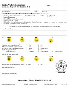 Safe School Resources | Senita Valley Elementary School