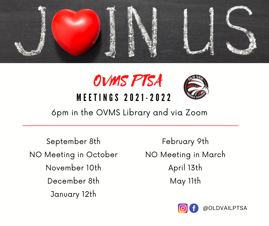 PTSA | Old Vail Middle School