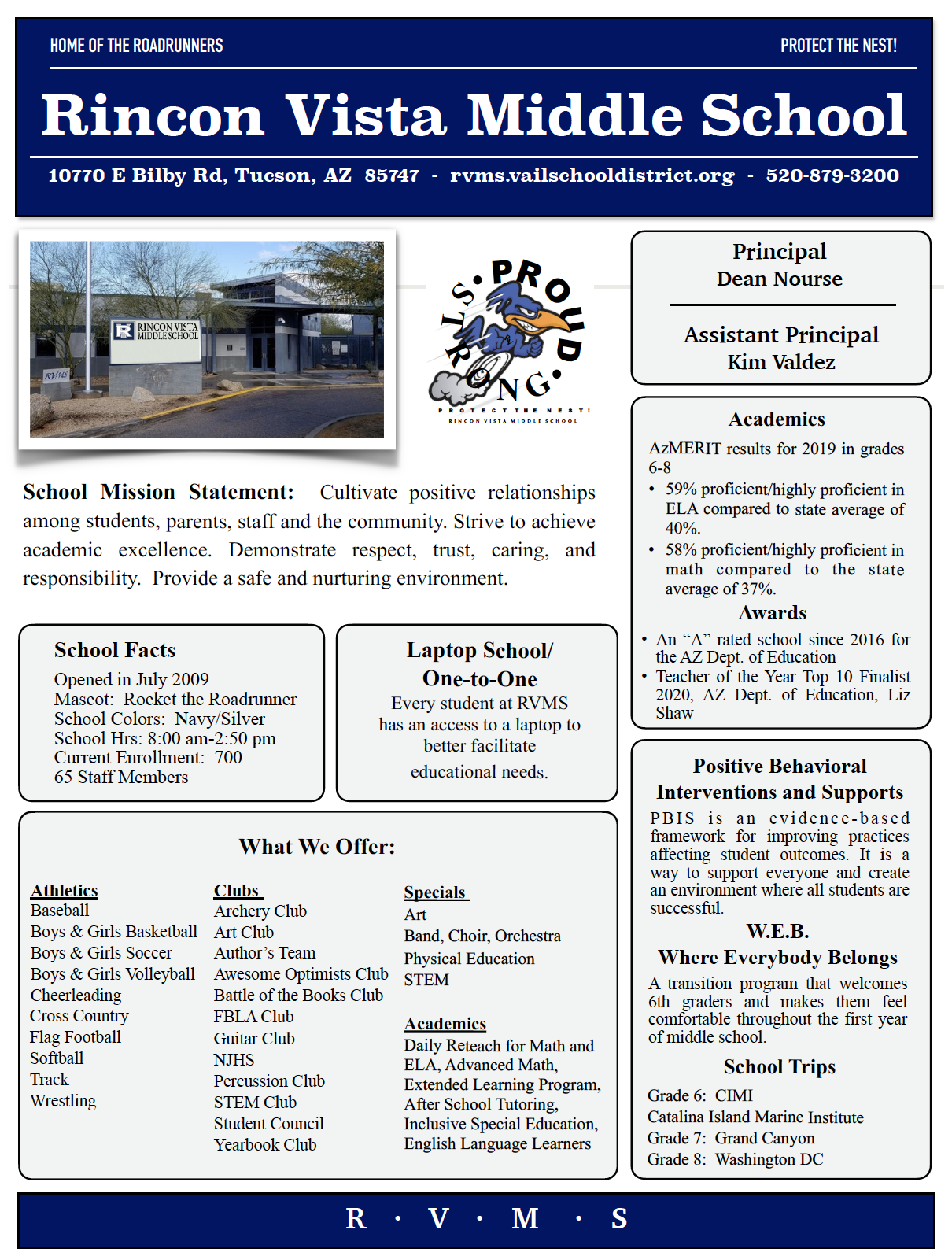 Get to Know Us | Rincon Vista Middle School