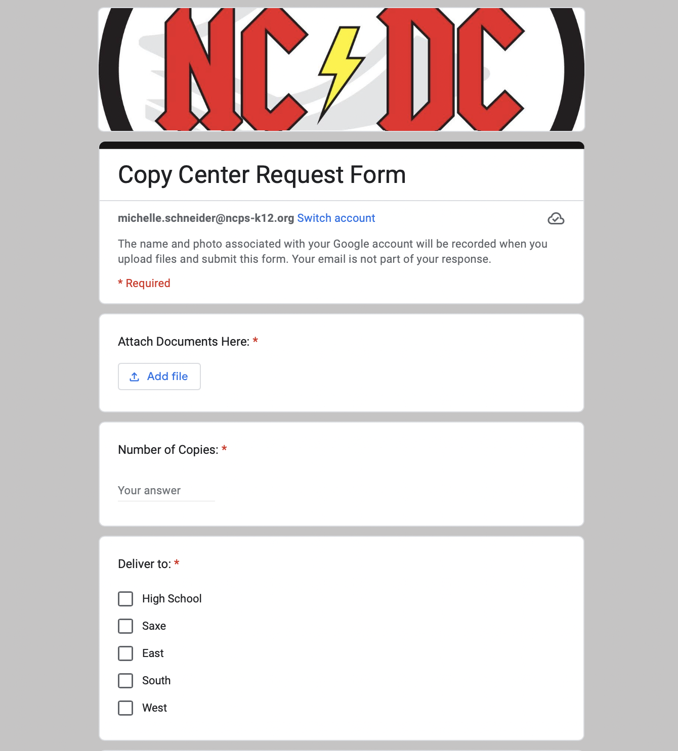Document & Copy Center | New Canaan Public Schools