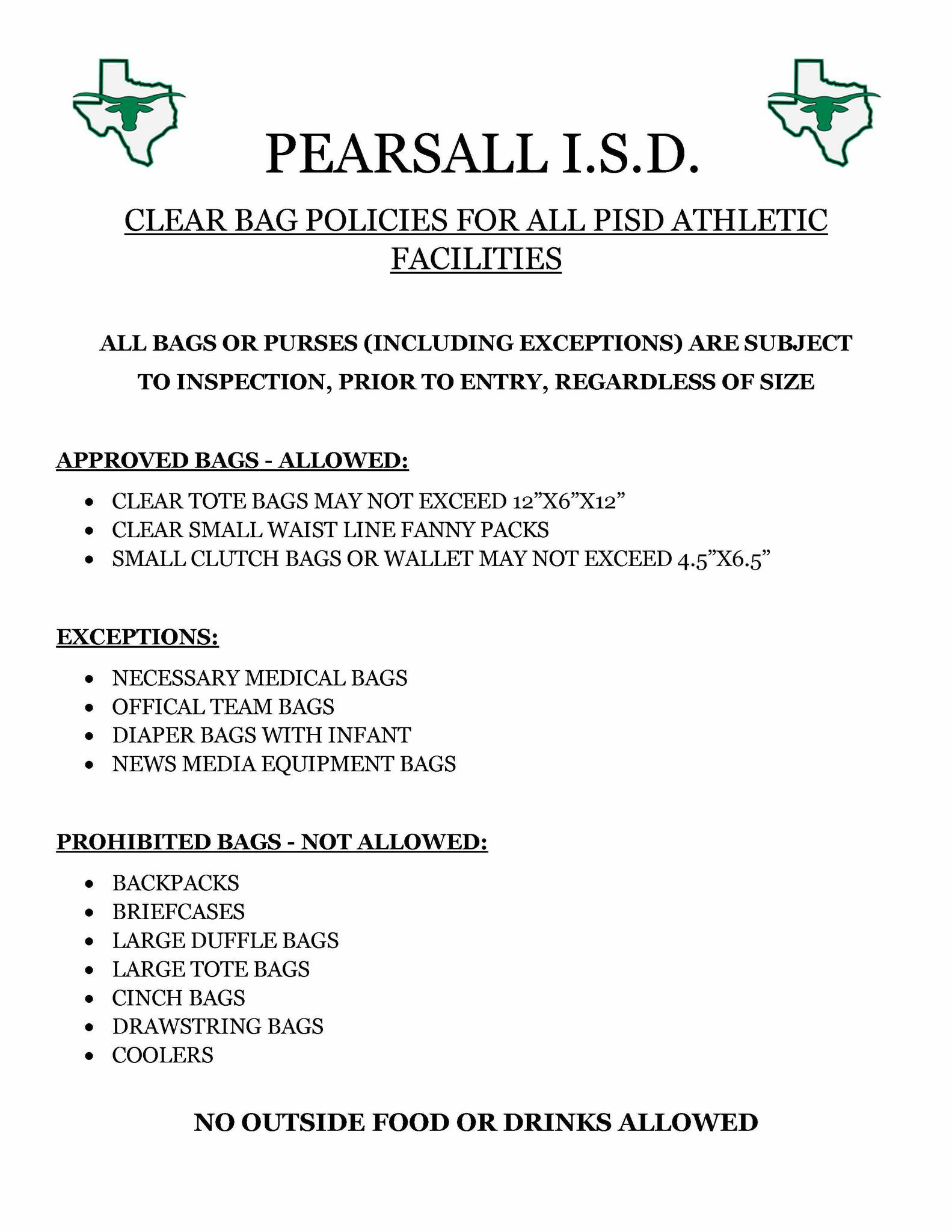 Buy Tickets | Pearsall Independent School District