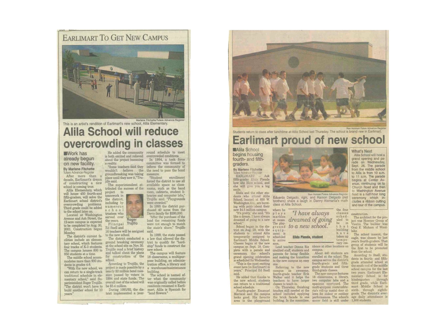 EARLIMART HISTORY | Earlimart School District