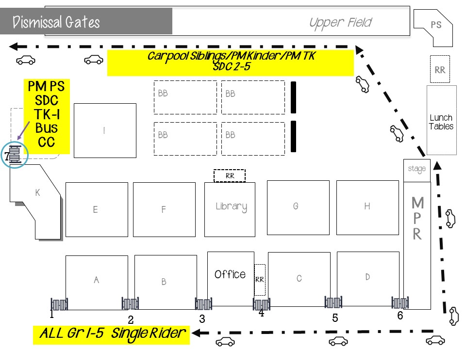 Parking and Drop-off / Pick-up | Etiwanda Colony Elementary School