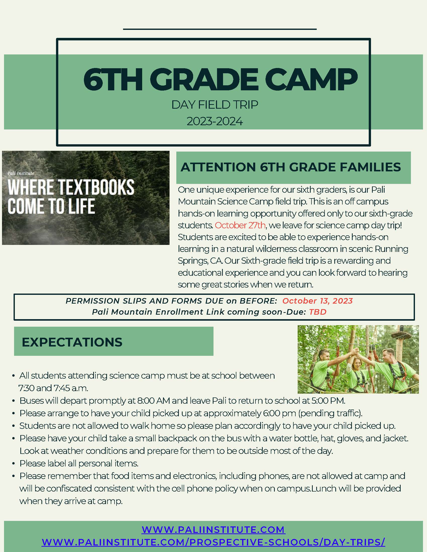 6th Grade Activities & Information | Heritage Intermediate School