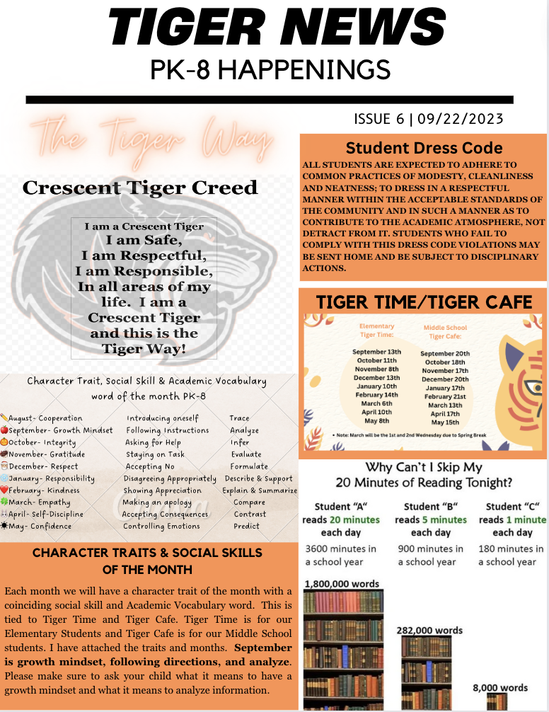 MIDDLE SCHOOL | Crescent Public Schools