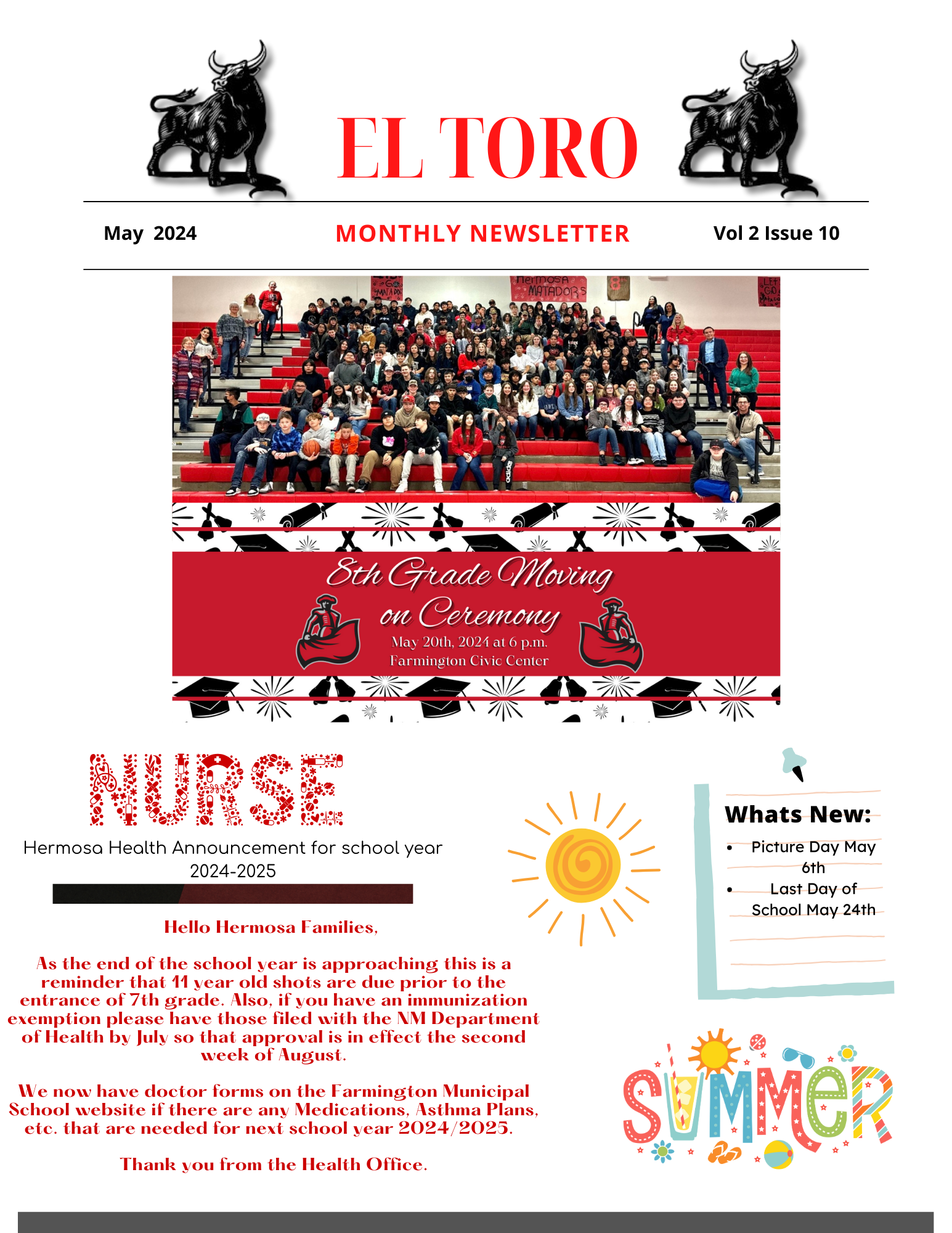 May Newsletter 2.10 | Hermosa Middle School