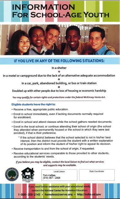 Homeless Plans | STIGLER PUBLIC SCHOOLS