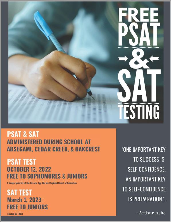 District Testing Information | Greater Egg Harbor Regional High School ...