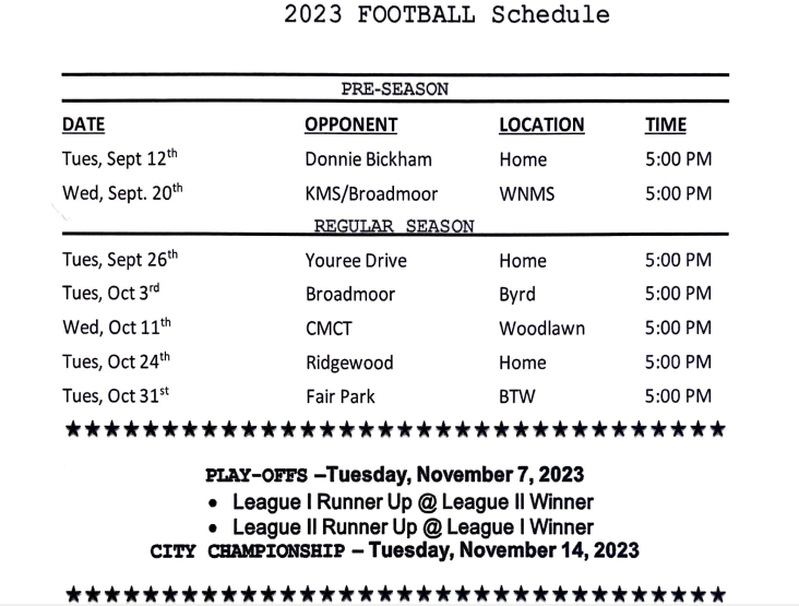 Football | Keithville Elementary/Middle