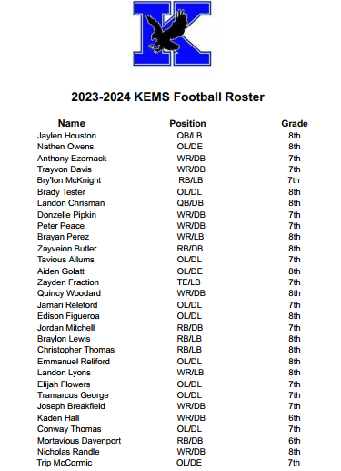 Football | Keithville Elementary/Middle