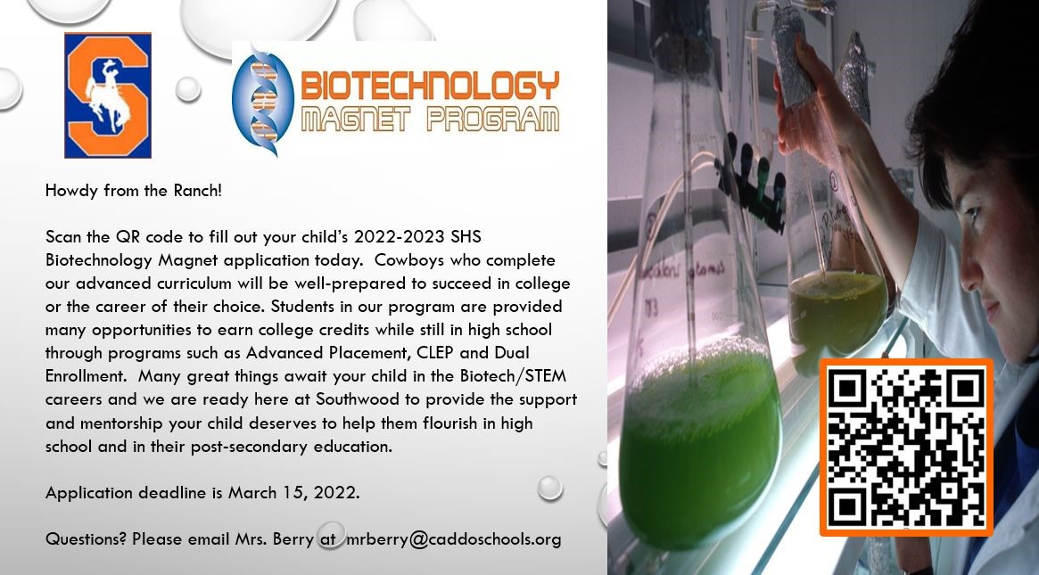 Biotechnology Magnet Program | Southwood High