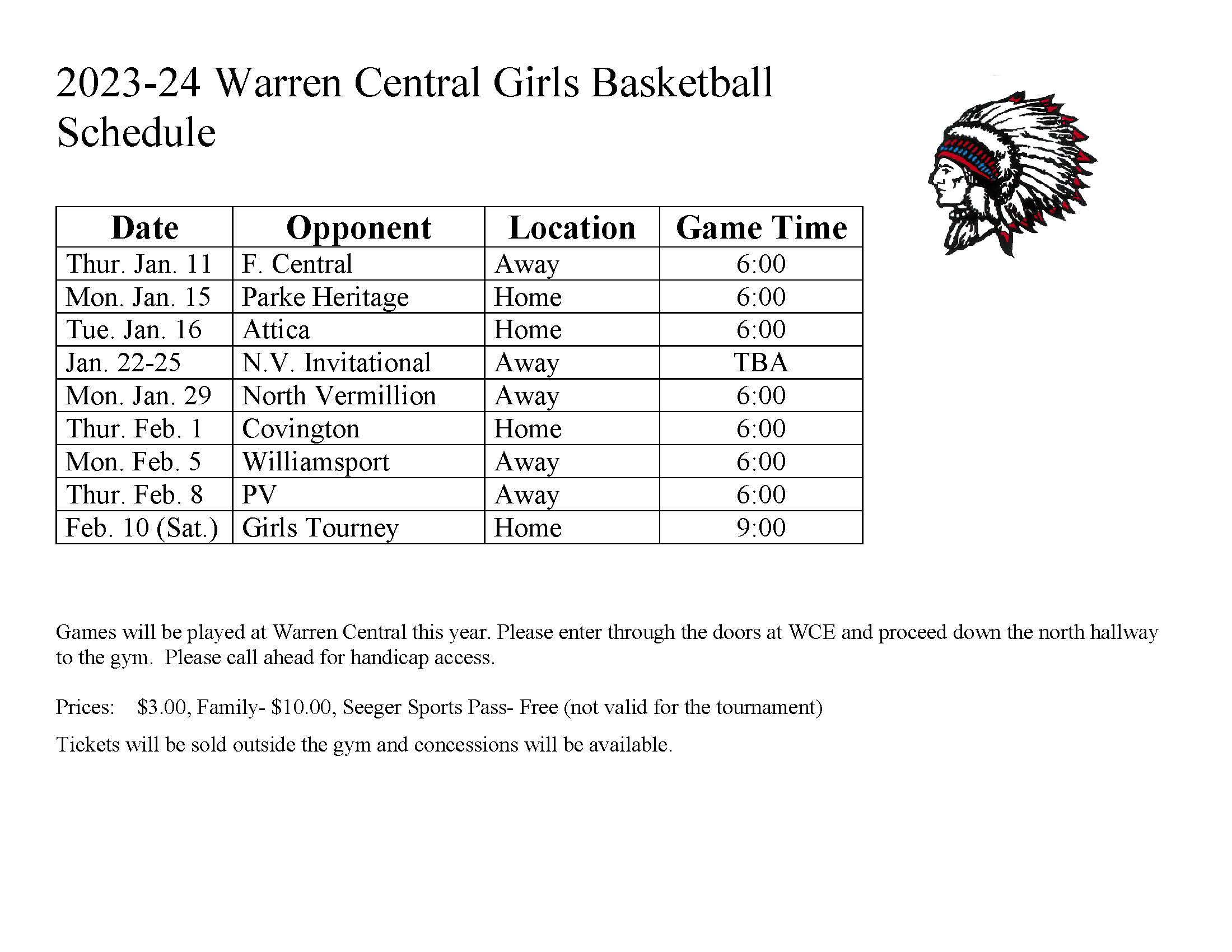 Girls Basketball | Warren Central Elementary School